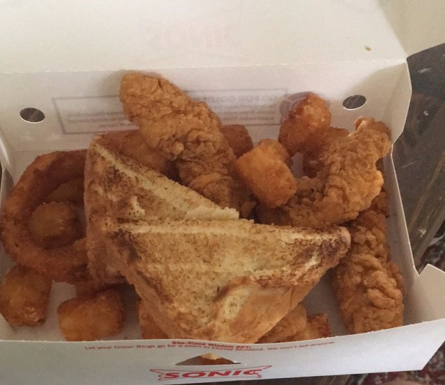 Sonic Chicken Strip Sandwich